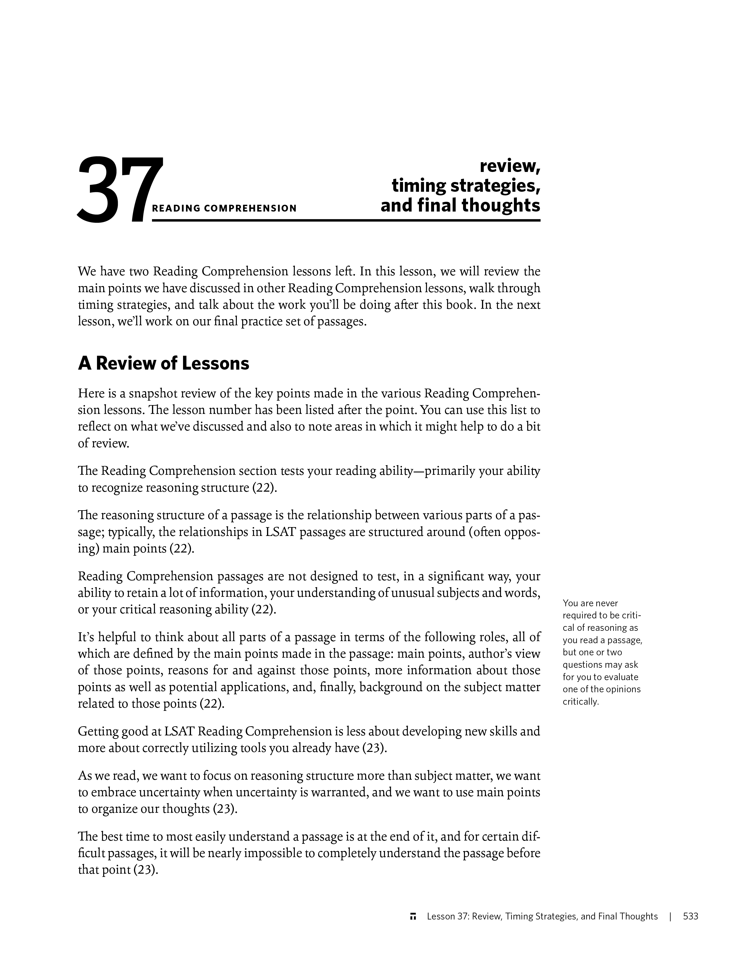 Sample Chapters The LSAT Trainer